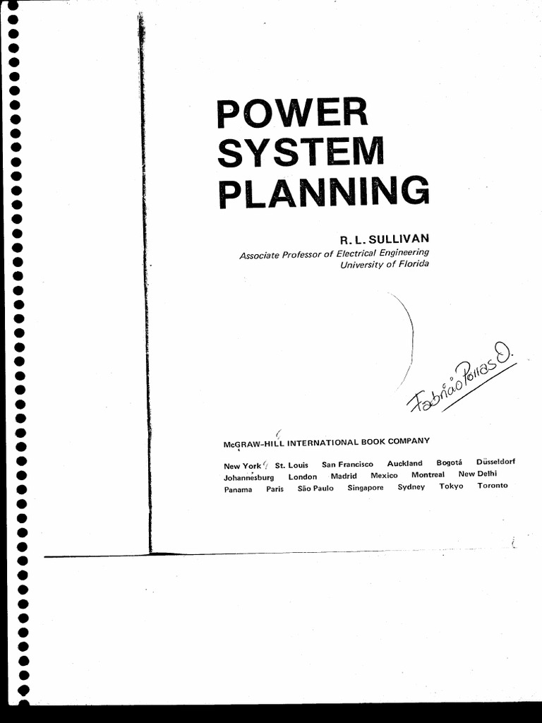 R. Sullivan - Power System Planning PDF | PDF