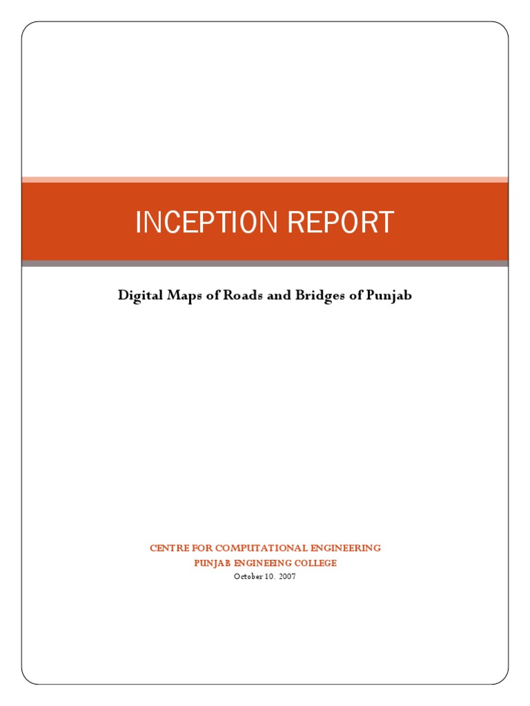 Inception Report | PDF | Arc Gis | Geographic Information System