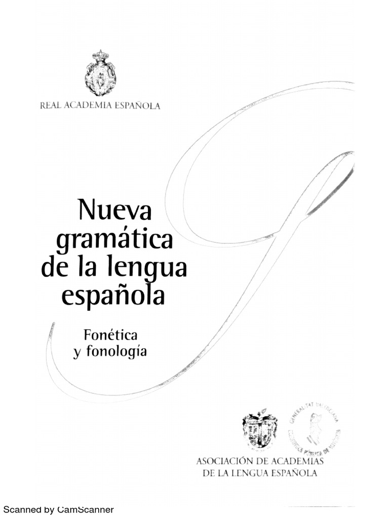 Nueva Gramática de La Lengua Española - Fonética y Fonología | PDF