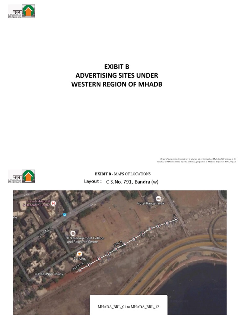 MHADA Ad Display Permissions | PDF | Advertising | Transport