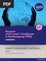 LCCI LEVEL 1&2 Textbook | PDF | Debits And Credits | Bookkeeping