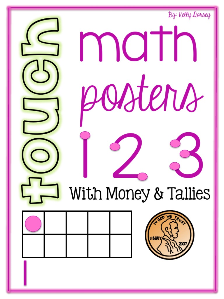An Introduction to Basic Numeracy Through Touch Math Posters Featuring ...