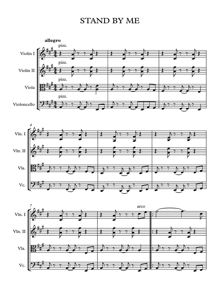 Stand by Me String Quartet | PDF | Échecs | Théorie (échecs)