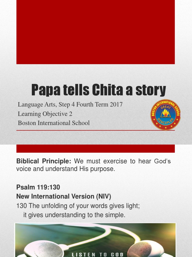 Step 4 L. Arts - Papa Tells Chita A Story | PDF | New International ...