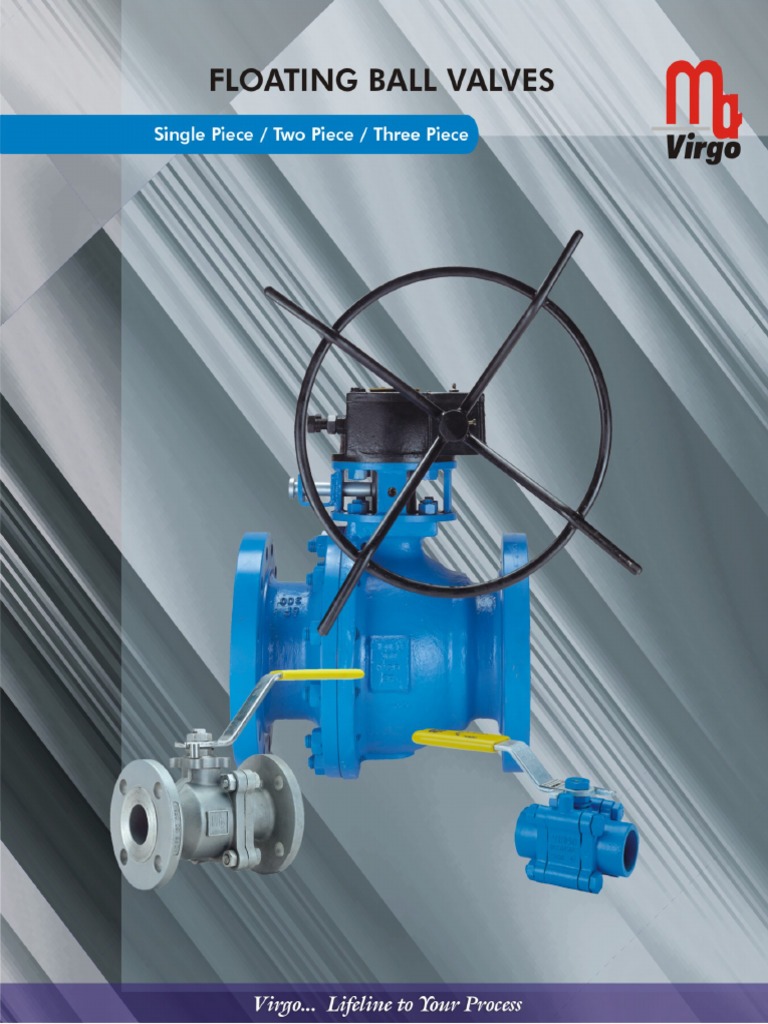 VIRGO - Floating-Ball Valves | PDF | Valve | Automation