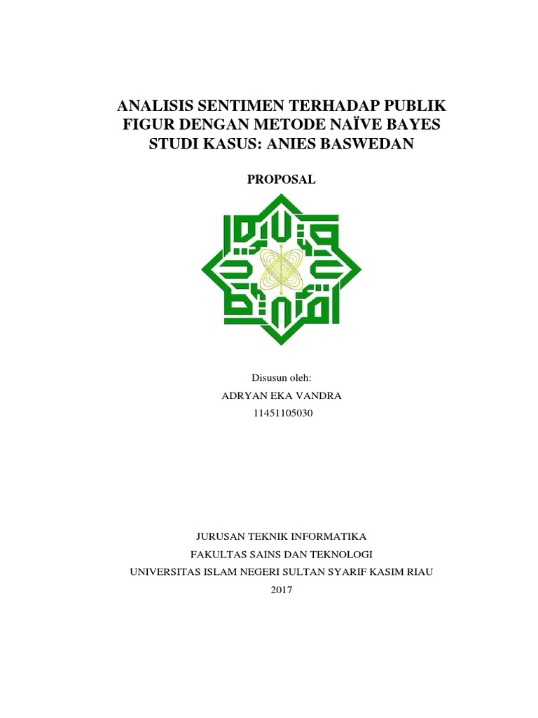 Proposal Sentiment Analysis Pdf 4459