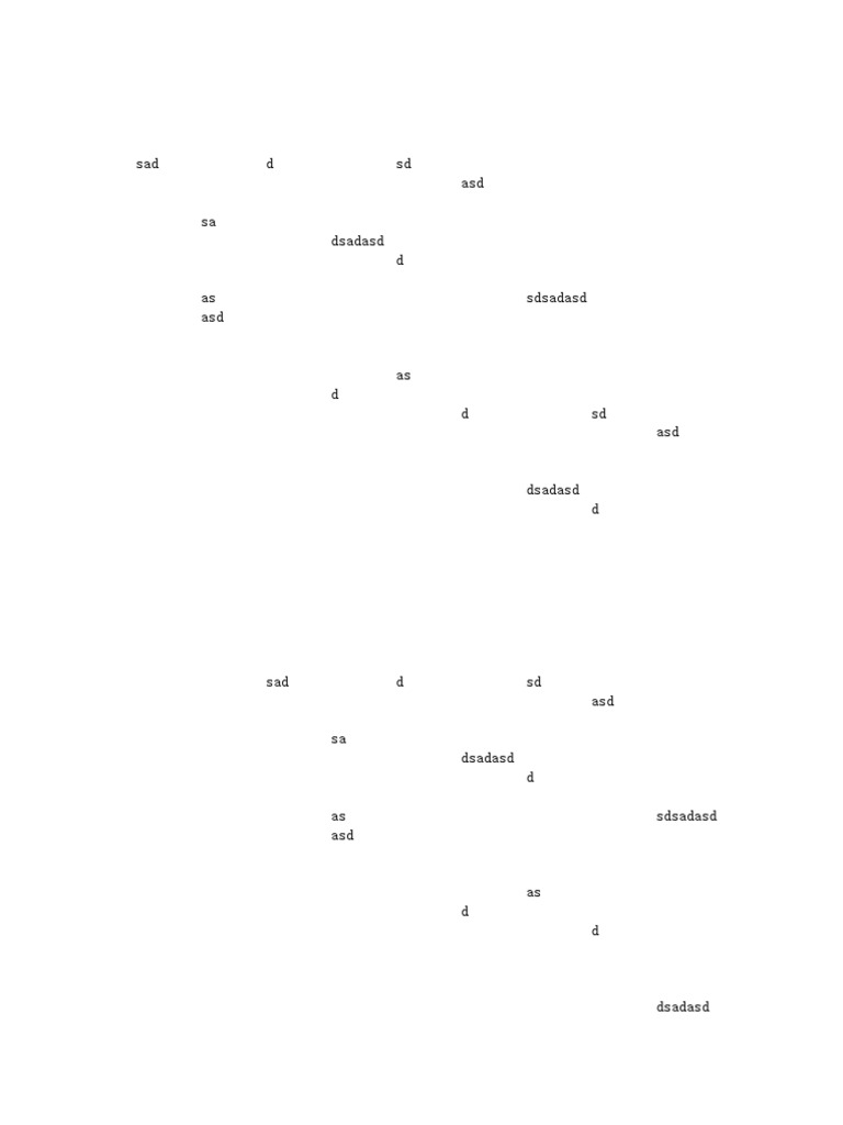Sad D SD Asd Sa Dsadasd D As Sdsadasd Asd | PDF
