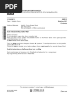 Economics Past Paper Questions 9708/12 | PDF