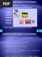 Anfígenos o Calcógenos | PDF | Elementos químicos | Selenio