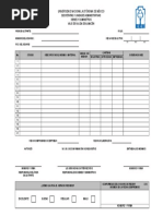 Bitácora de Entradas y Salidas de Almacén | PDF | Finanzas y dinero