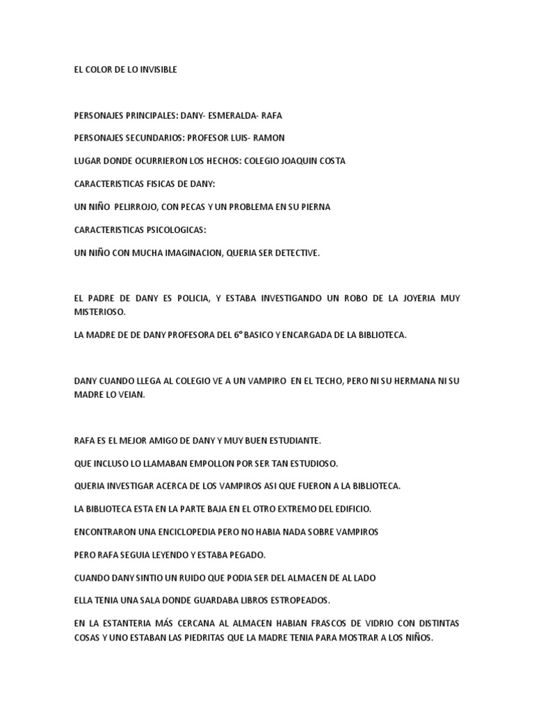 El Color de Lo Invisible | PDF