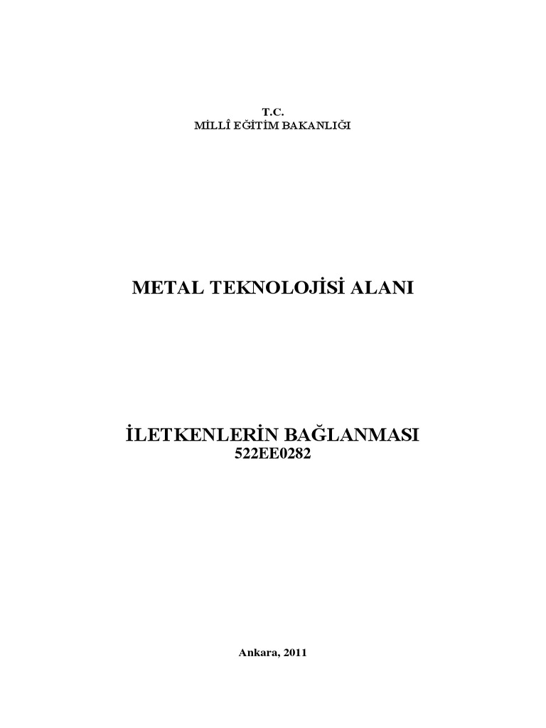 İletkenlerin Bağlanması Ve Burak Yazar | PDF