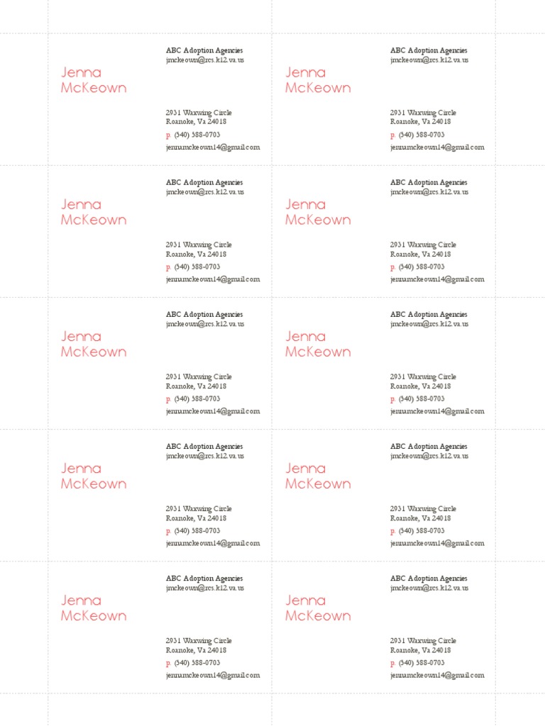 Business Cards | PDF