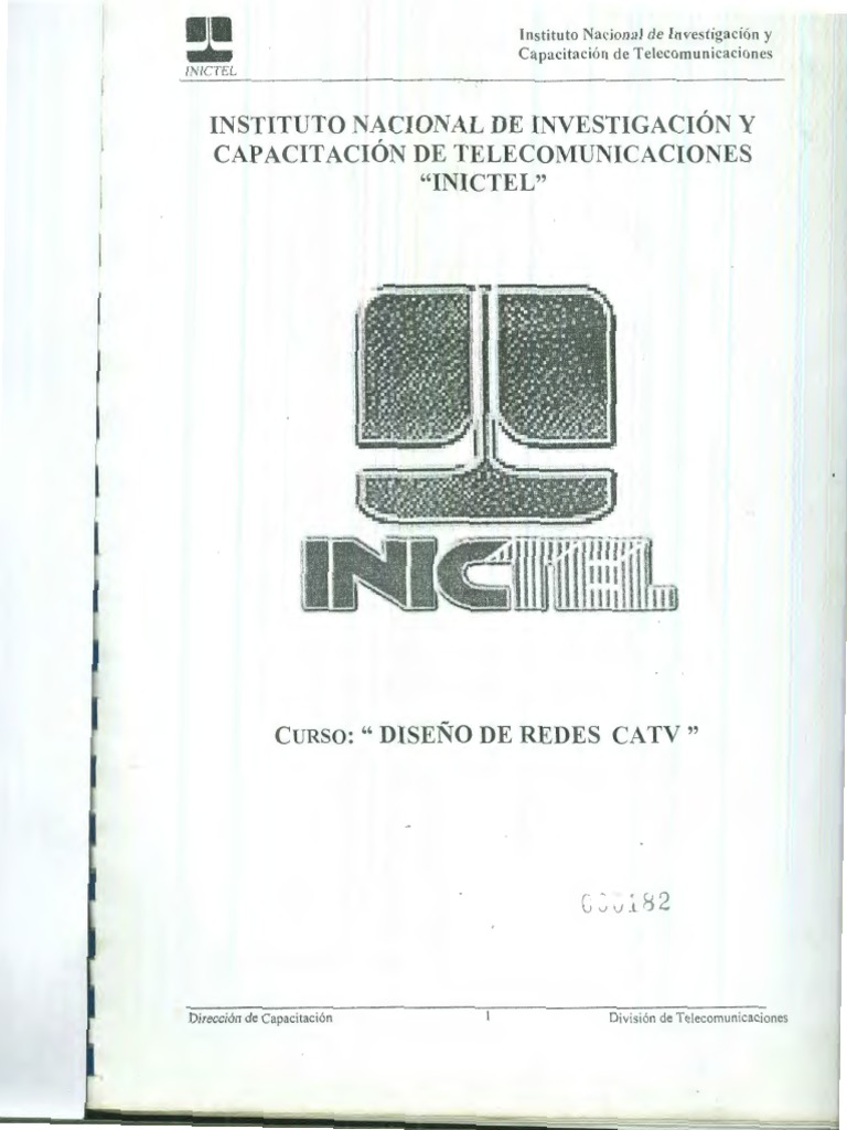 Diseño de Redes Catv | PDF | Televisión por cable | Televisión