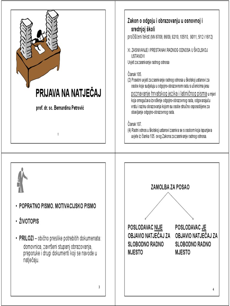 Prijava Na Natjecaj | PDF