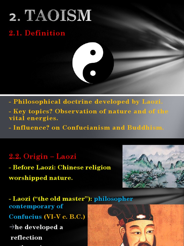 Powerpoint English Taoism | Laozi | Yin And Yang