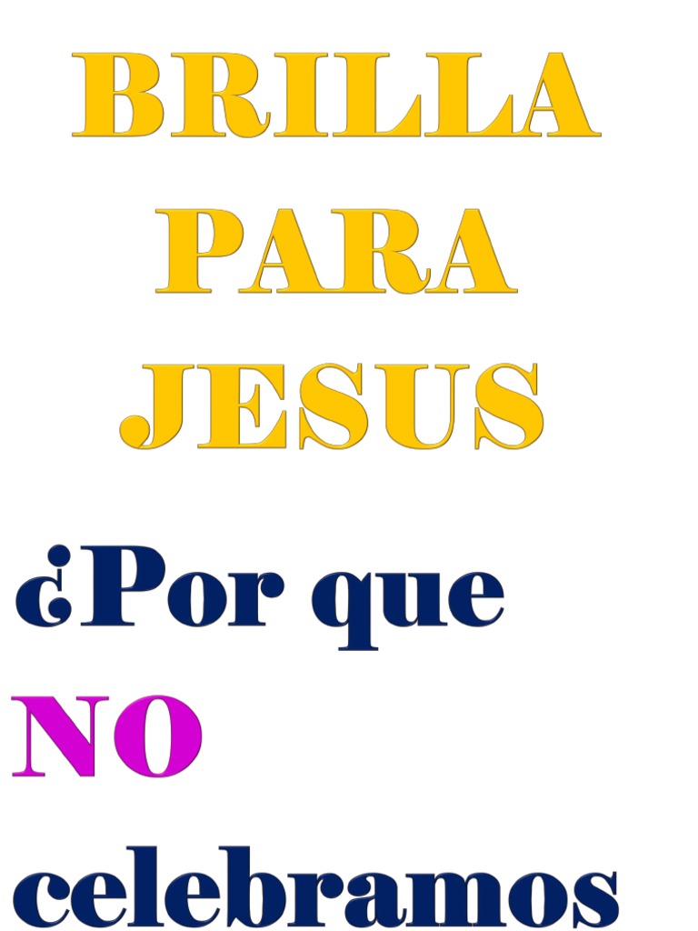 Brilla para Jesus | PDF