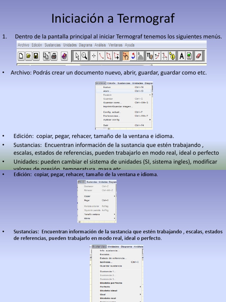 Termograf Uso | PDF | Point and Click | Ventana (informática)