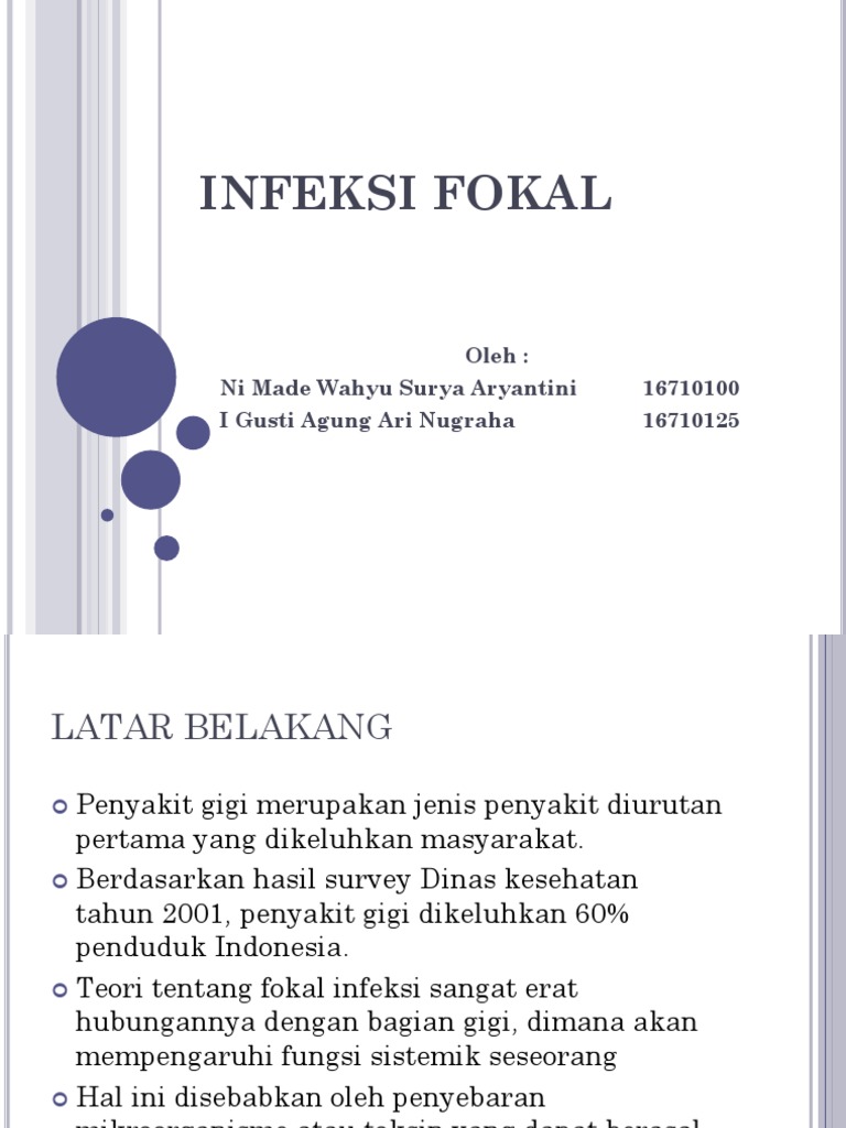 Infeksi Fokal | PDF