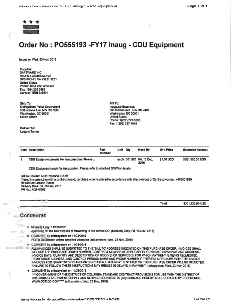 MPD Invoice | PDF