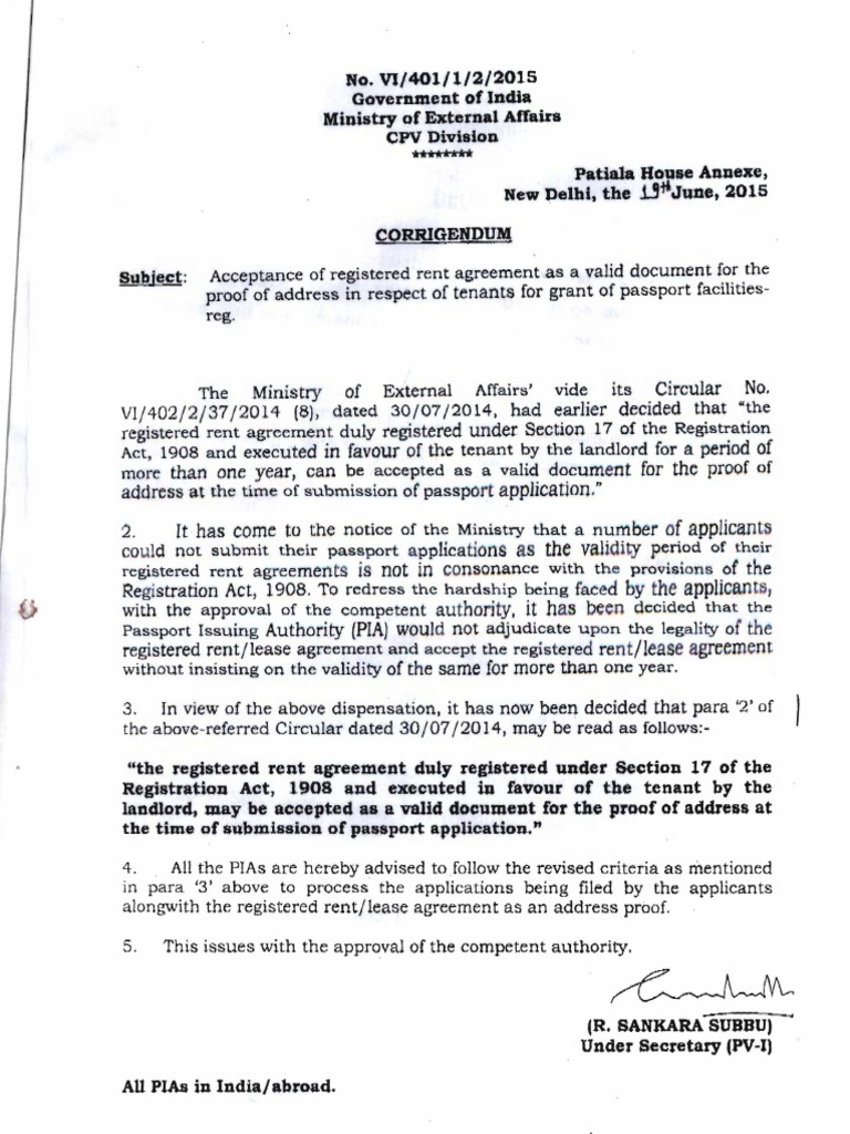 Circular Rent Agreement | PDF | Landlord | Lease