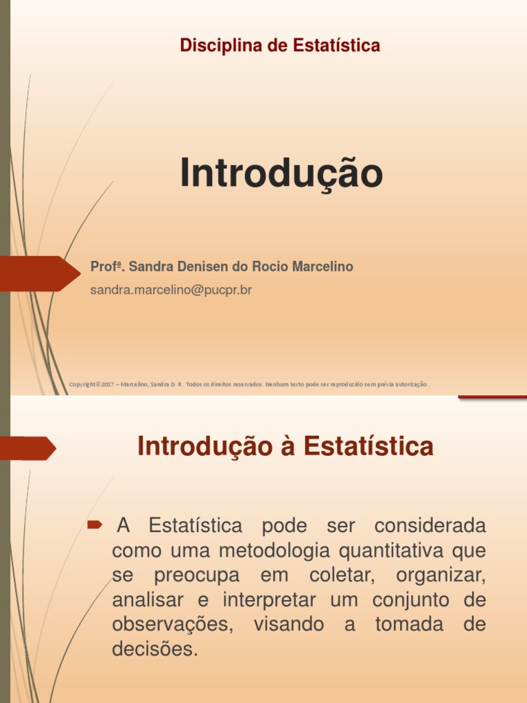 Sandra Marcelino - Estatistica Descritiva | PDF | Desvio padrão ...