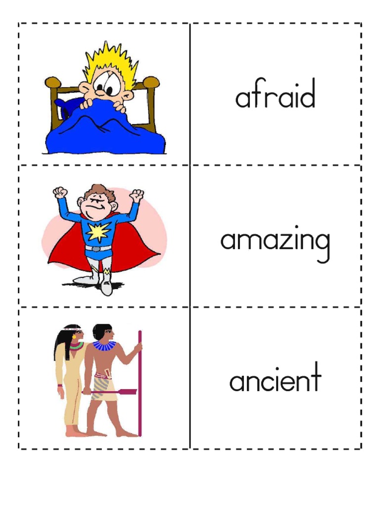 422 Flashcards Los Adjetivos | PDF