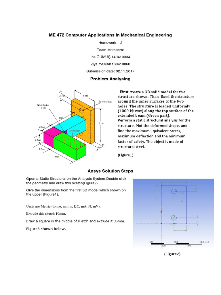 ME 472 Computer Applications in Mechanical Engineering (Şarmutah) | PDF ...