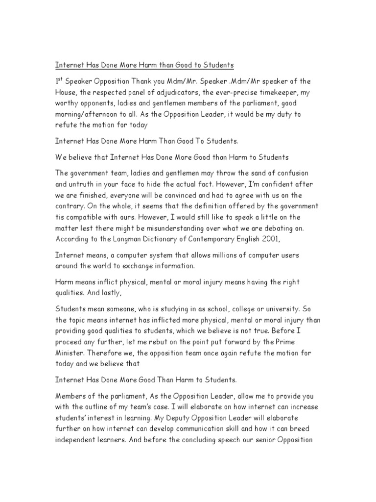 Internet Has Done More Harm Than Good To Students | PDF | Libraries ...