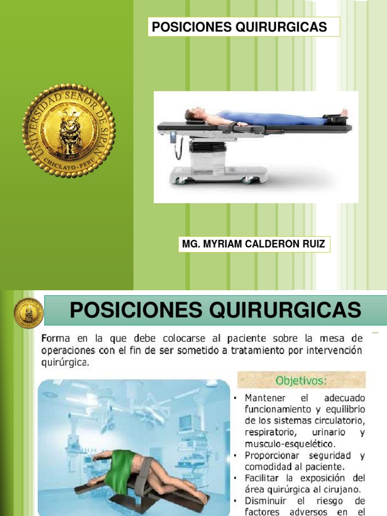 Posiciones Quirurgicas | PDF | Abdomen | Tórax