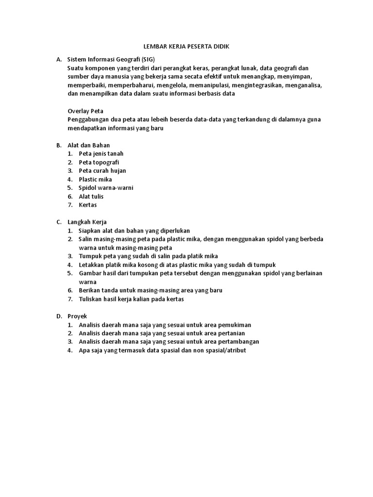 Contoh Peta Overlay dalam SIG | PDF | Sains & Matematika