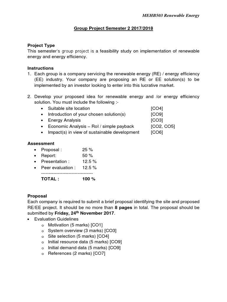 MEHB503 Group Project 1718 Sem2 | PDF | Feasibility Study | Economies