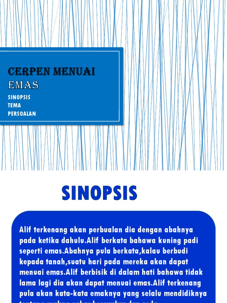 Cerpen Menuai Emas | PDF