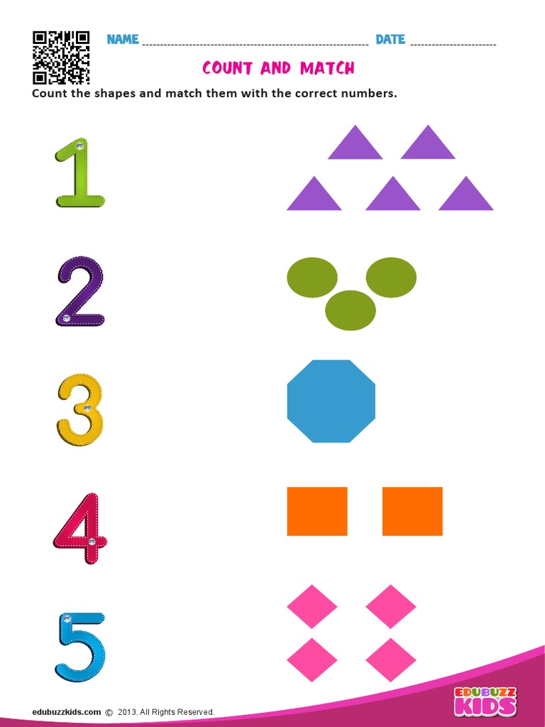 3 - Count and Match Numbers PDF | PDF