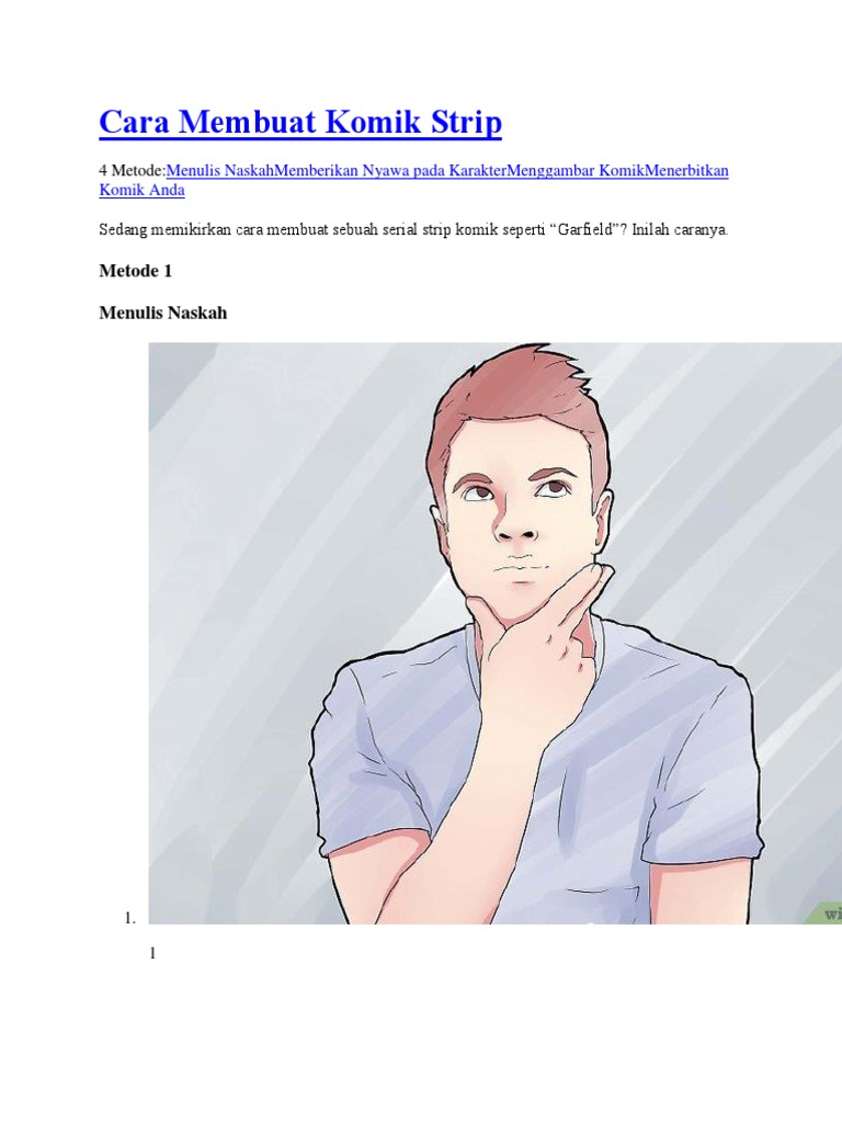 Cara Membuat Komik Strip | PDF