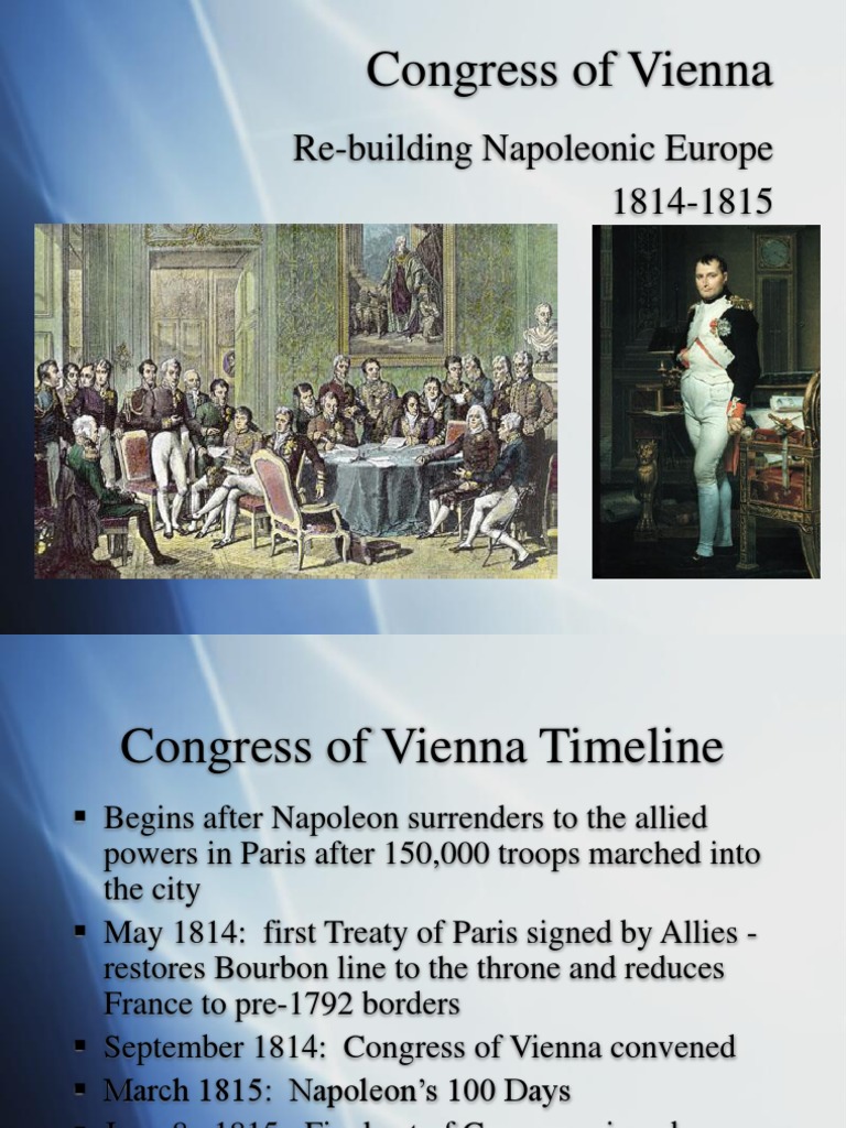 Congress of Vienna | PDF | International Relations | Global Politics
