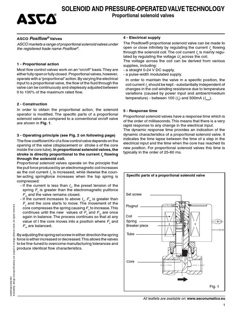 Solenoid and Pressure-Operated Valve Technology | PDF | Vacuum Tube ...