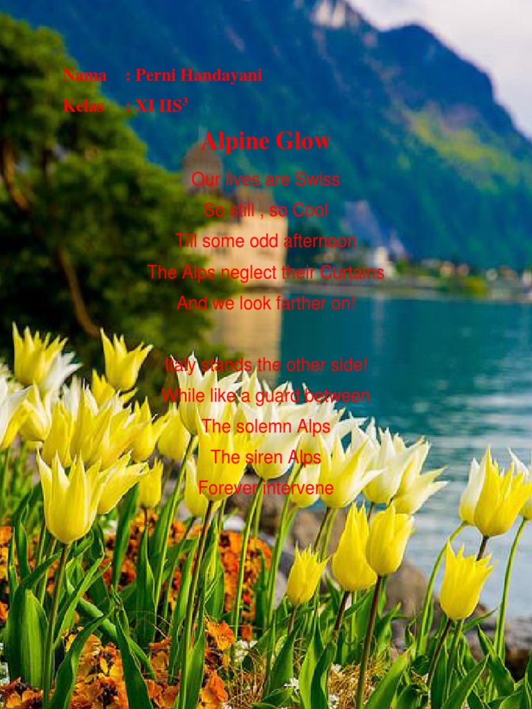 Puisi "Alpine Glow" oleh Perni Handayani | PDF