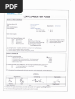 Leave Form Z1 (A) 2021 | PDF | Sick Leave | Parental Leave