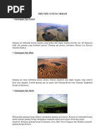 Jenis-Jenis Gunung Api di Indonesia | PDF
