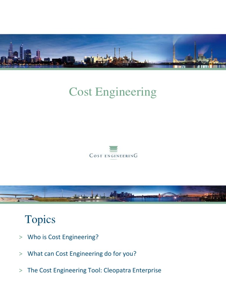 DACE Cost - Engineering - Introduction - PDF | PDF | Project Management | Engineering