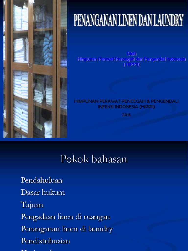 3.penanganan Linen Dan Laundry New | PDF
