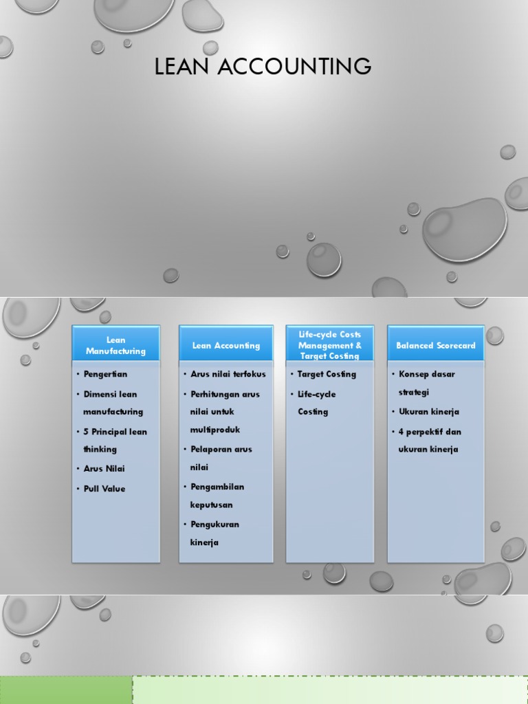Lean Accounting | PDF