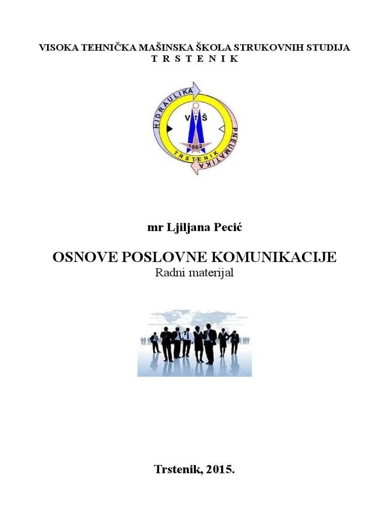 Osnove Poslovne Komunikacije | PDF