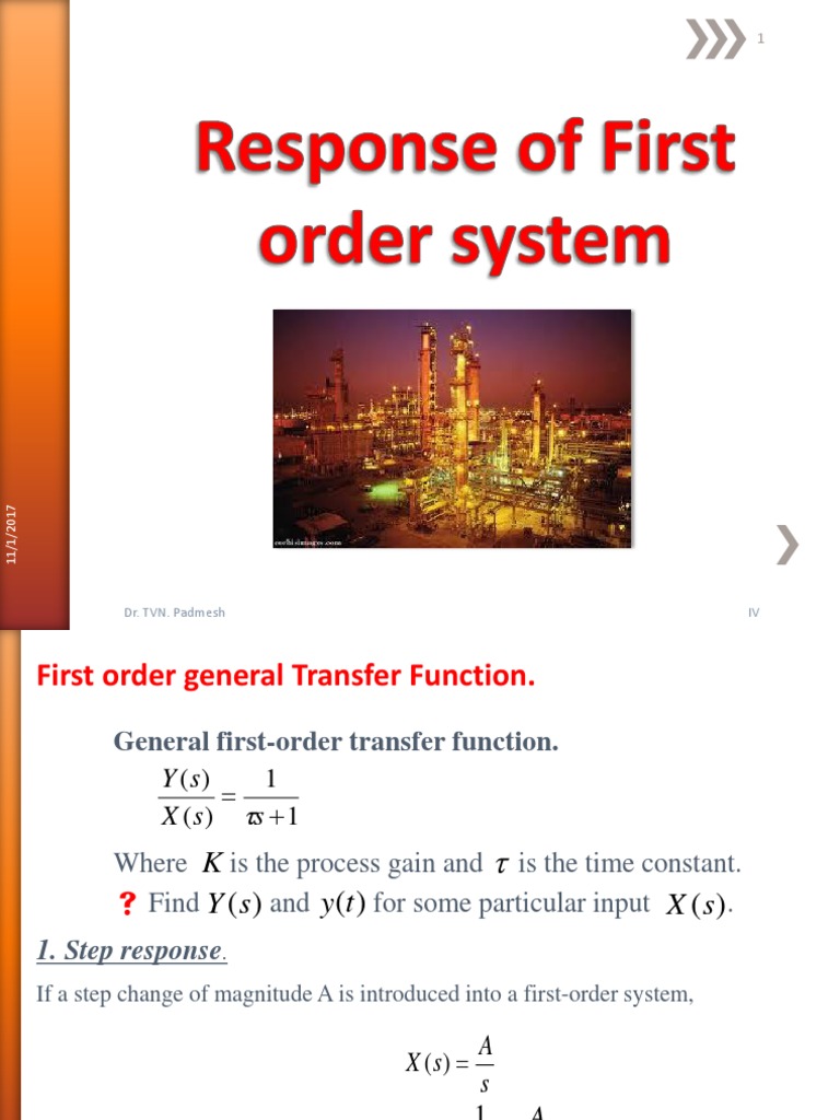 4 First Order Response | PDF | Temperature | Thermometer