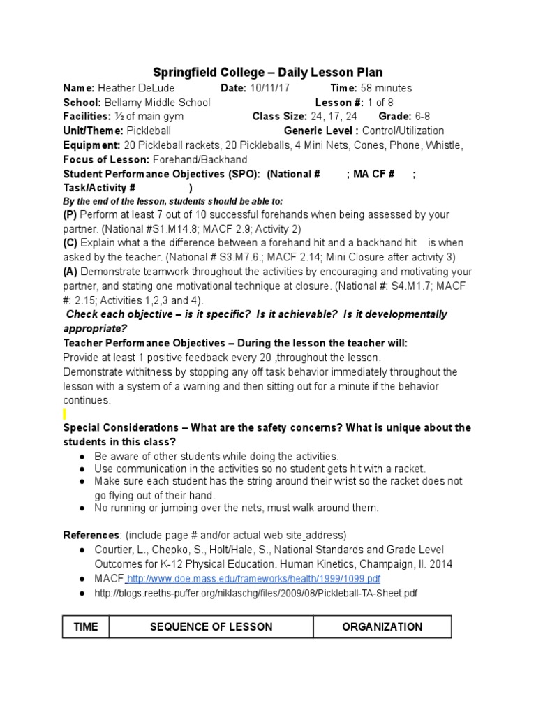 Pickleball Lesson | Sports | Leisure