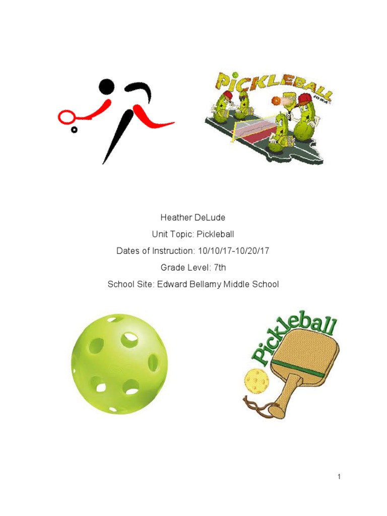 Unit Plan Pickleball | PDF