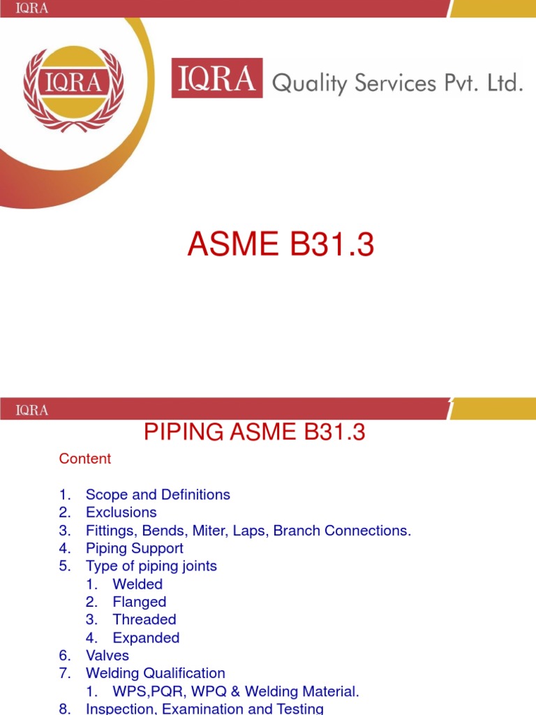 Piping B31.3 | PDF | Valve | Pipe (Fluid Conveyance)