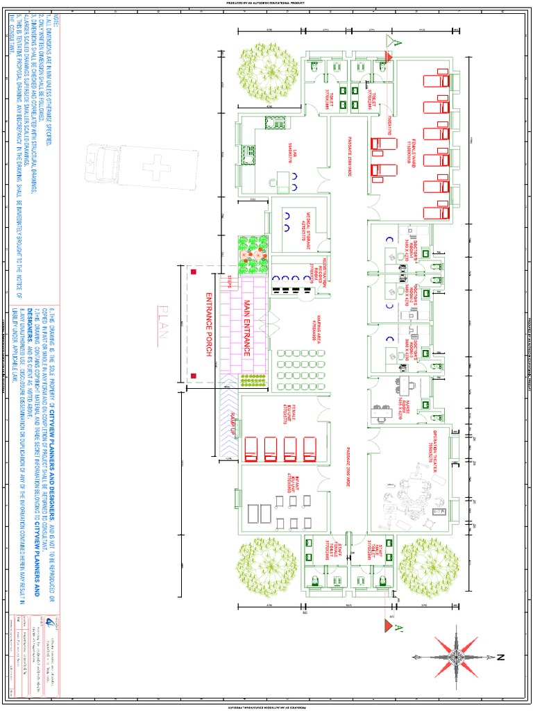Maternity Hospital Drawing | PDF