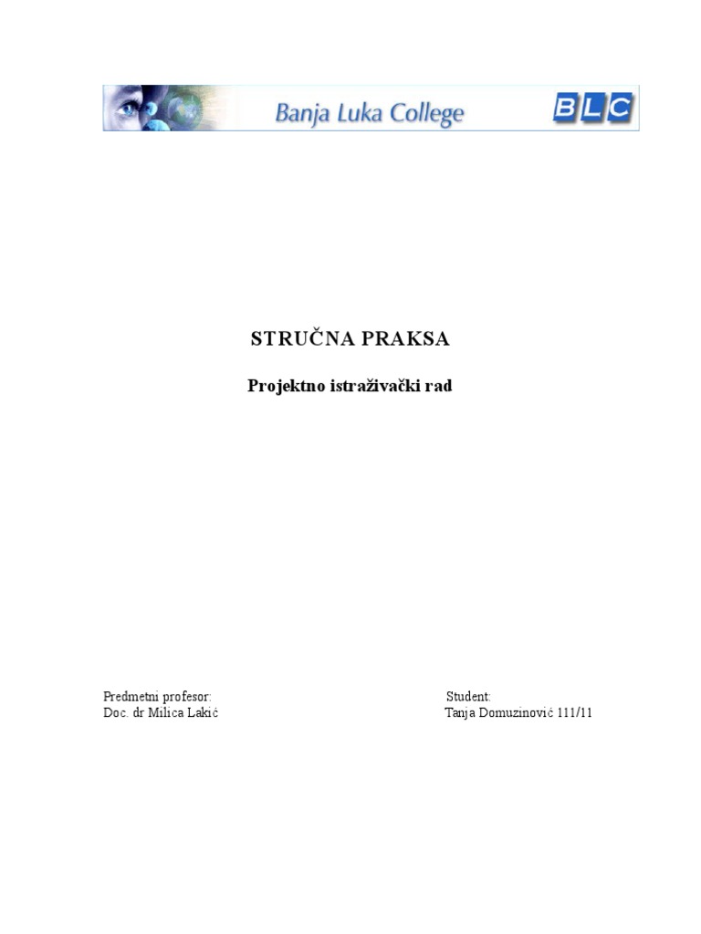 BLC Strucna Praksa | PDF